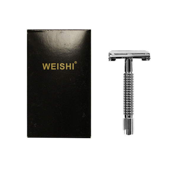 WEISHI Shaving - 9306F Chrome Short Handle Safety Razor – Groomatorium Inc