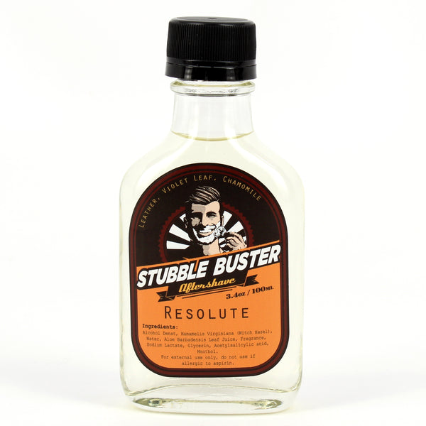 Stubble Buster - Resolute - Handmade Aftershave Splash – Groomatorium Inc